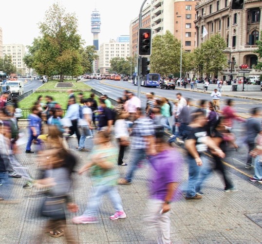 rushing people | Carol Roth