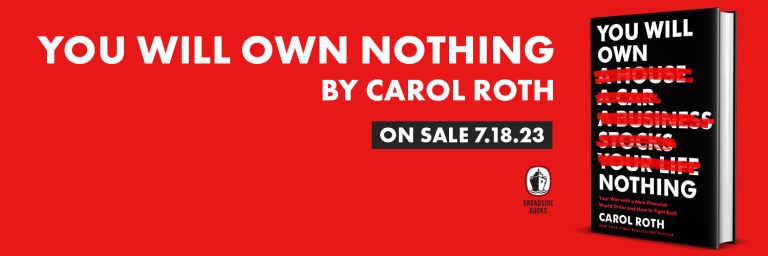 You Will Own Nothing Book | Carol Roth