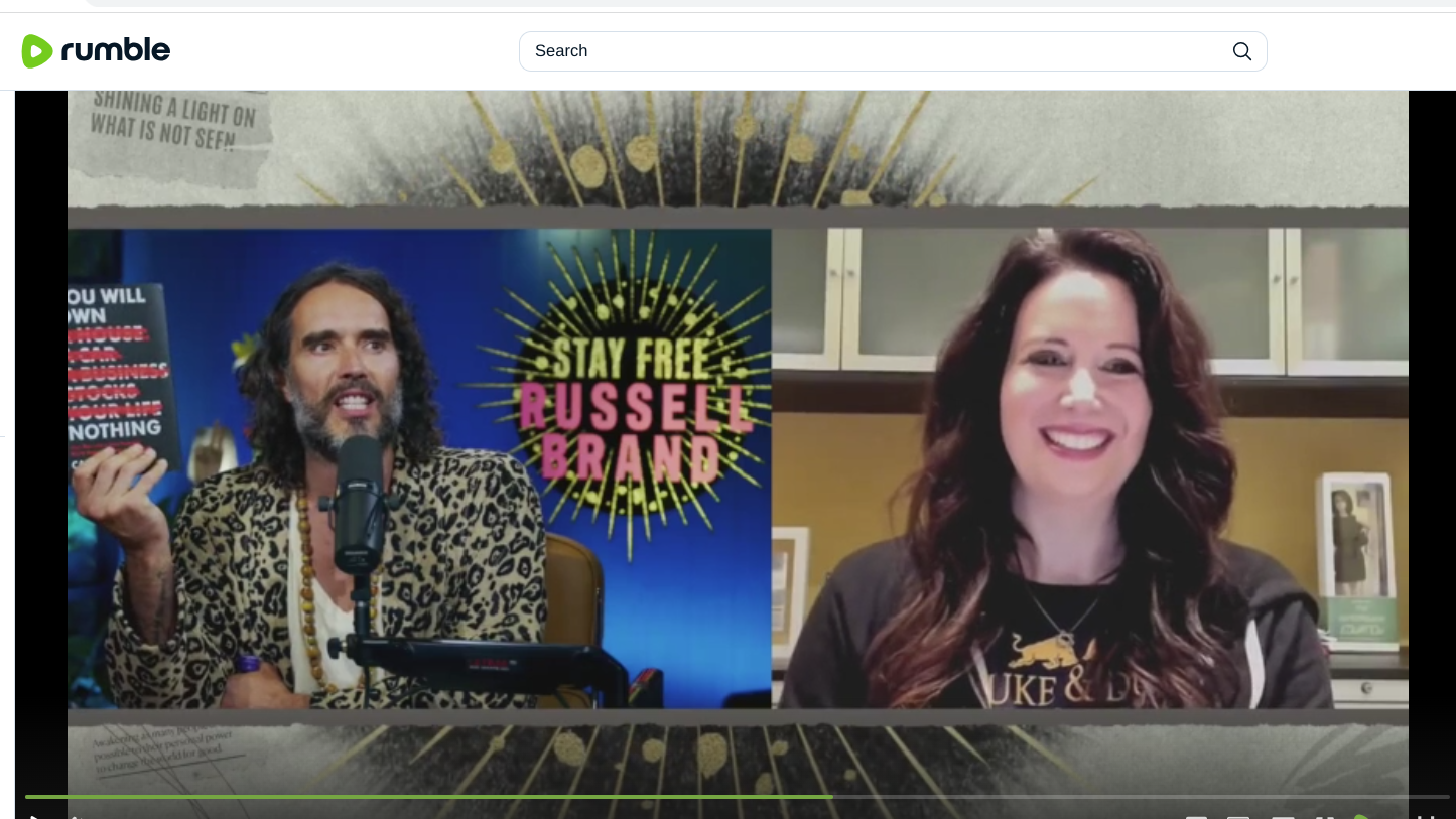 Carol Roth Joins Russell Brand on Stay Free | Business Unplugged ...
